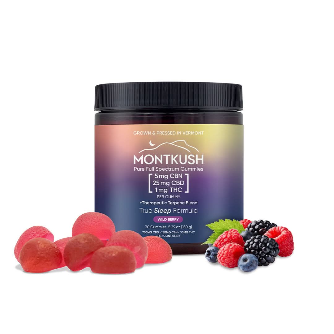 Full Spectrum CBD Sleep Gummies | No Melatonin | MONTKUSH