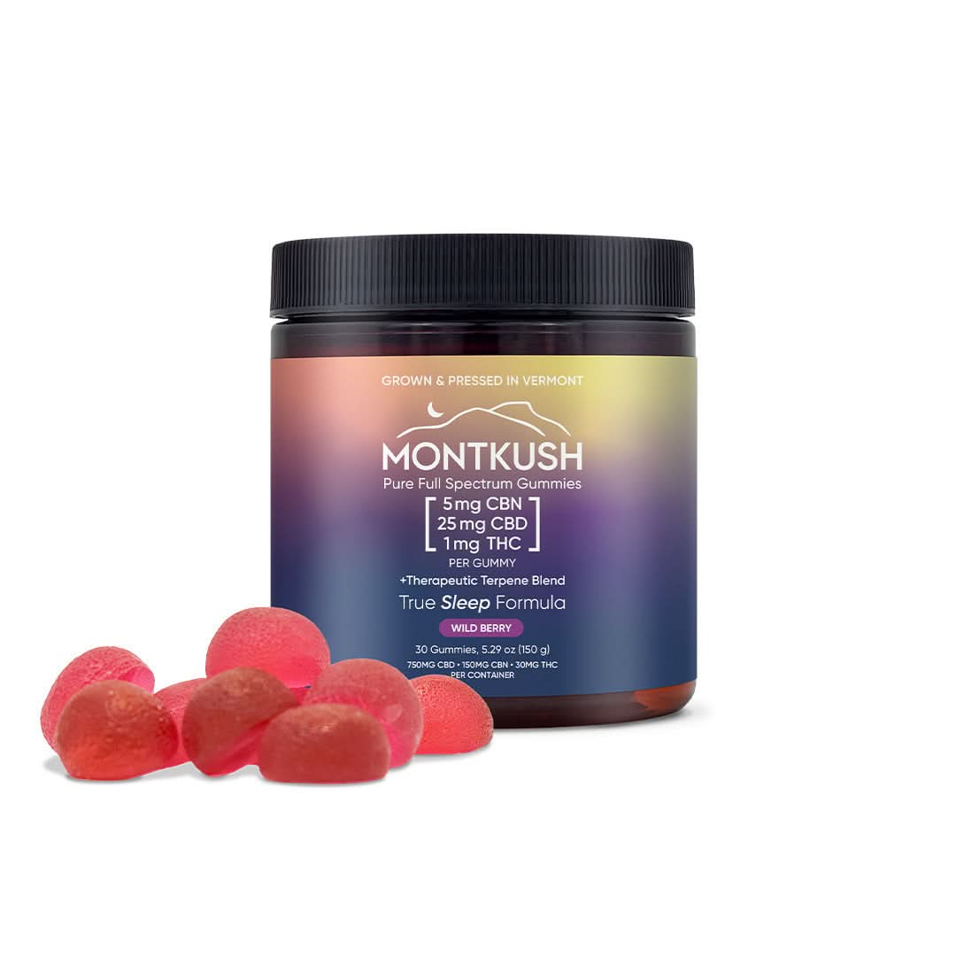 Full Spectrum CBD Sleep Gummies | No Melatonin | MONTKUSH