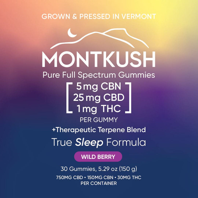 Full Spectrum CBD Sleep Gummies | No Melatonin | MONTKUSH